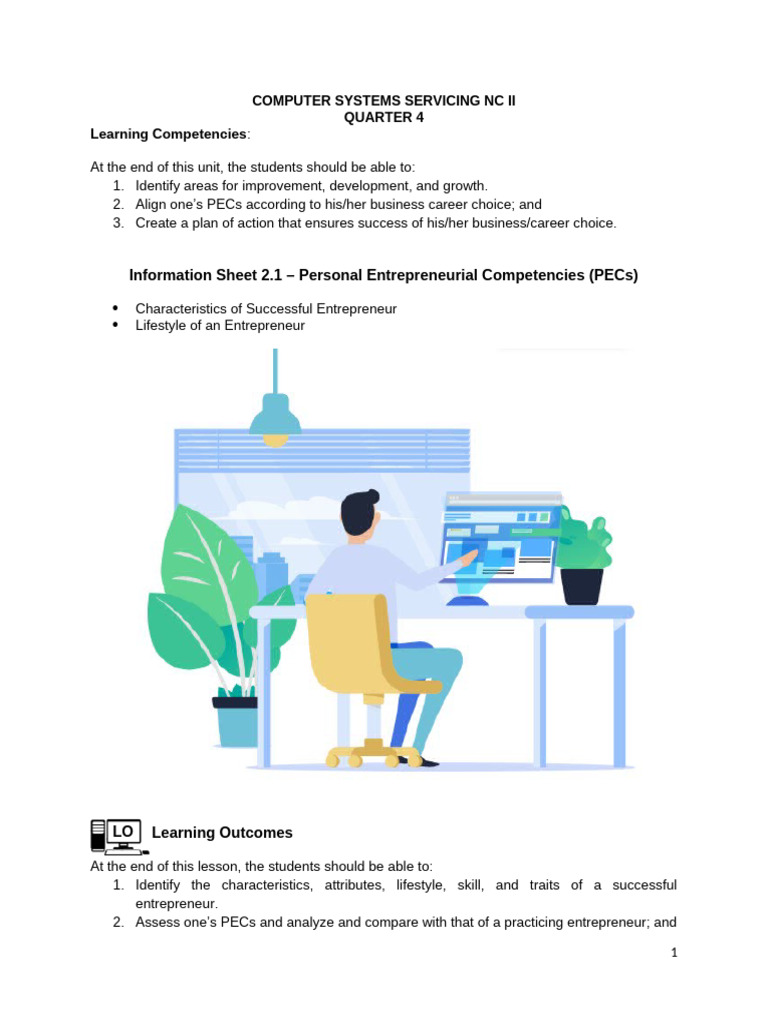 CSS11 Mod1, Mod2, Mod3 Additional Info | PDF | Entrepreneurship | Swot ...