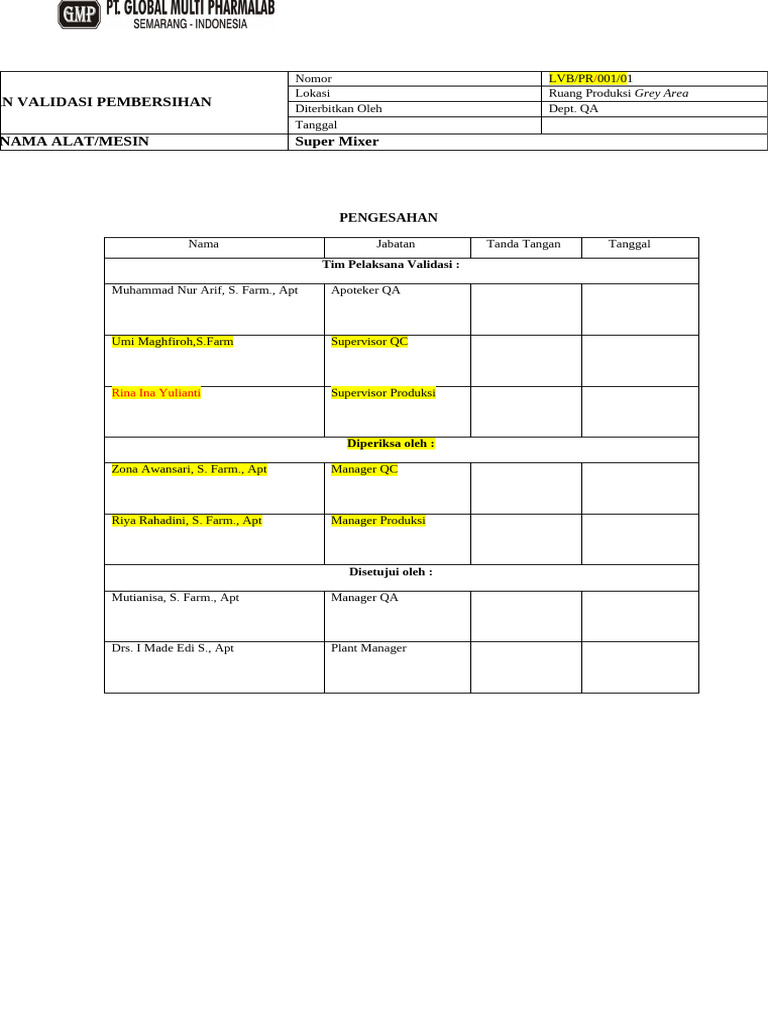 LVB Super Mixer Revisi | PDF