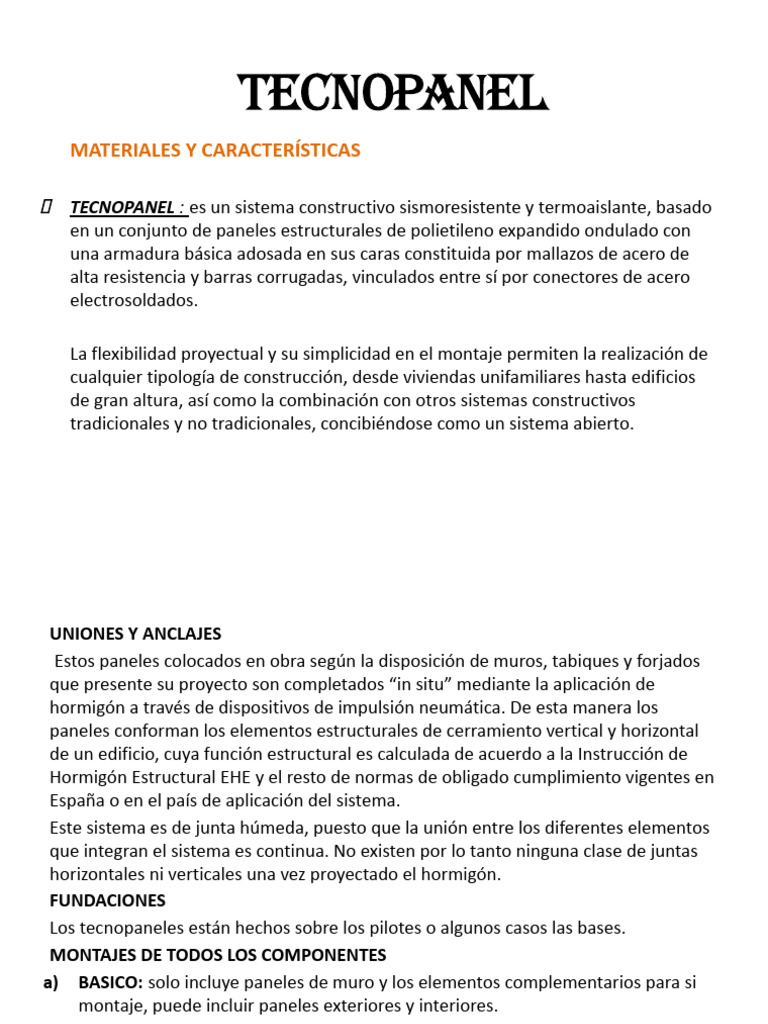 TP Hernan Tecnopanel | PDF | Hormigón | Braguero