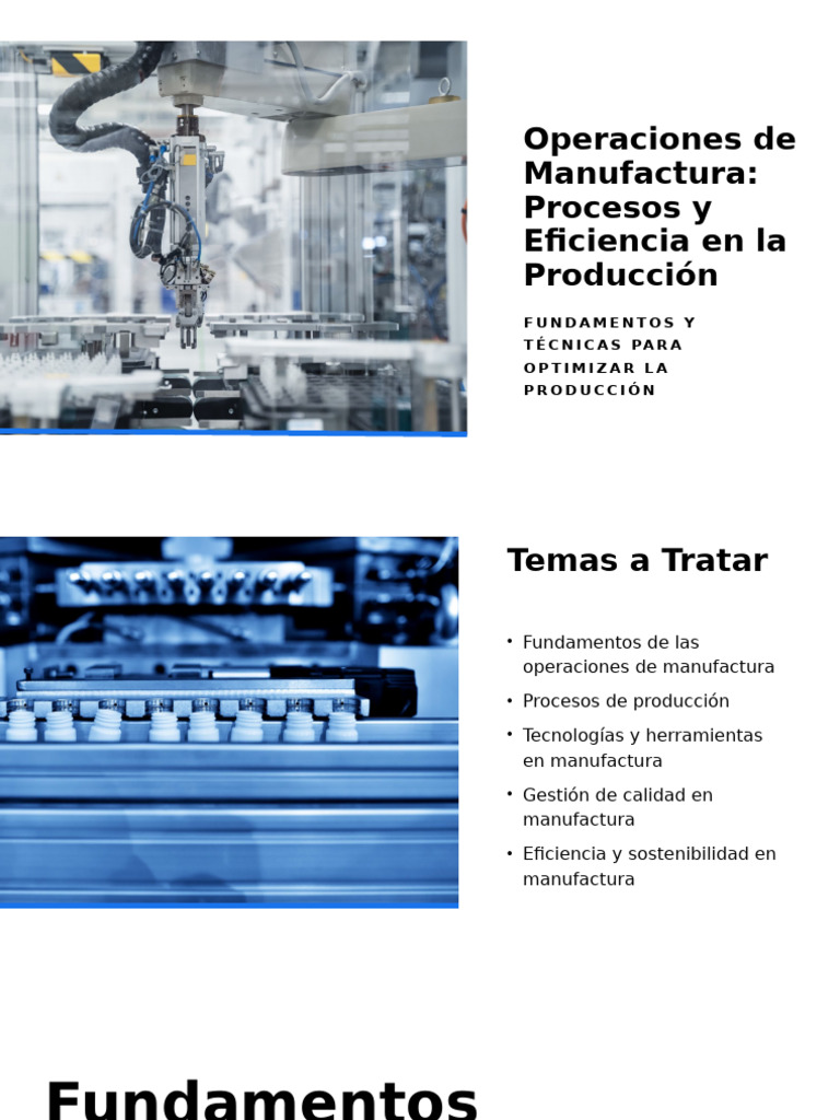 Operaciones de Manufactura 2 | PDF | Sustentabilidad | Calidad (comercial)