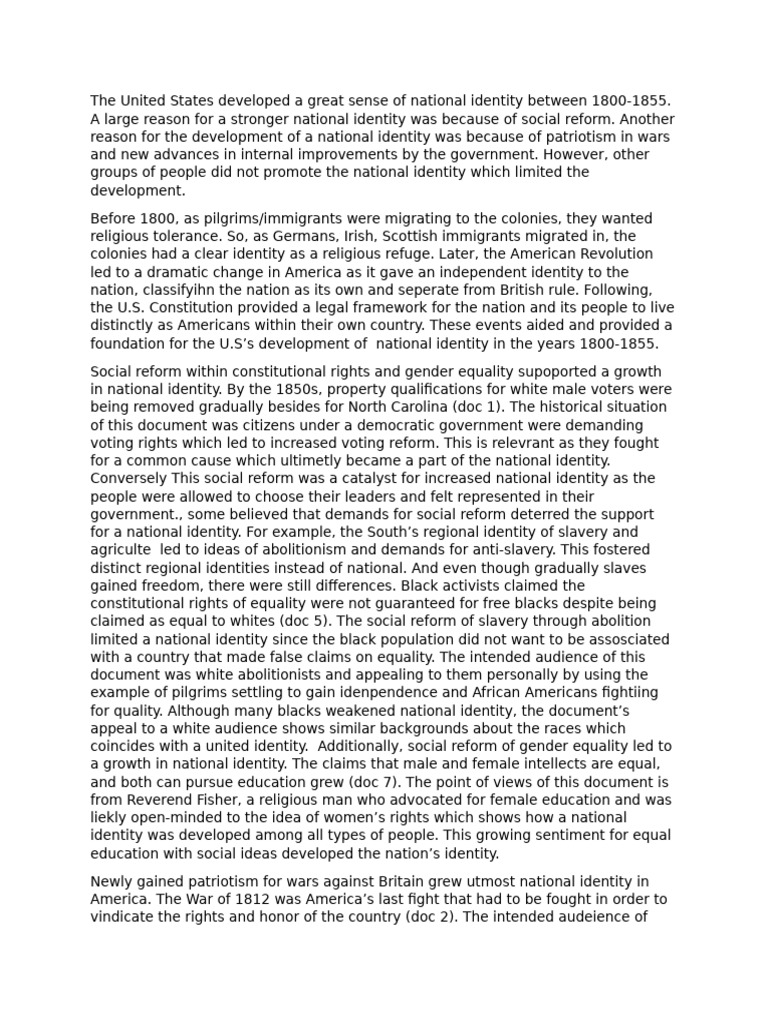 dbq 3 copy | PDF | Abolitionism In The United States | Abolitionism