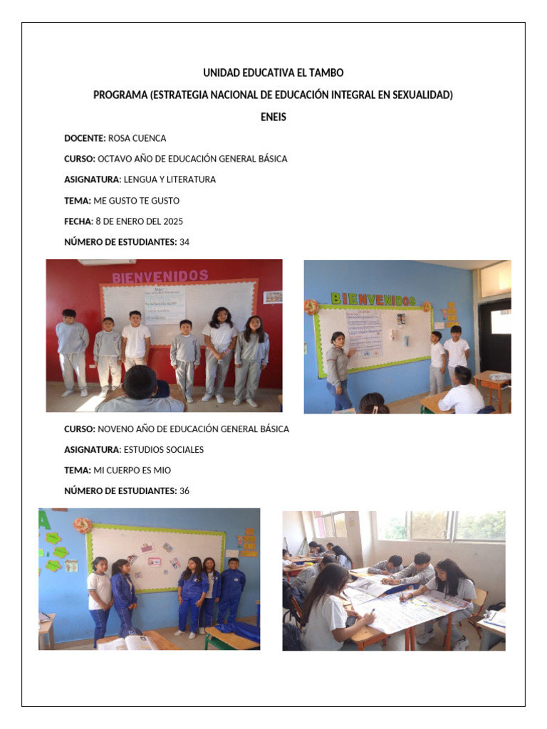 Educación Integral en Sexualidad 2025 | PDF