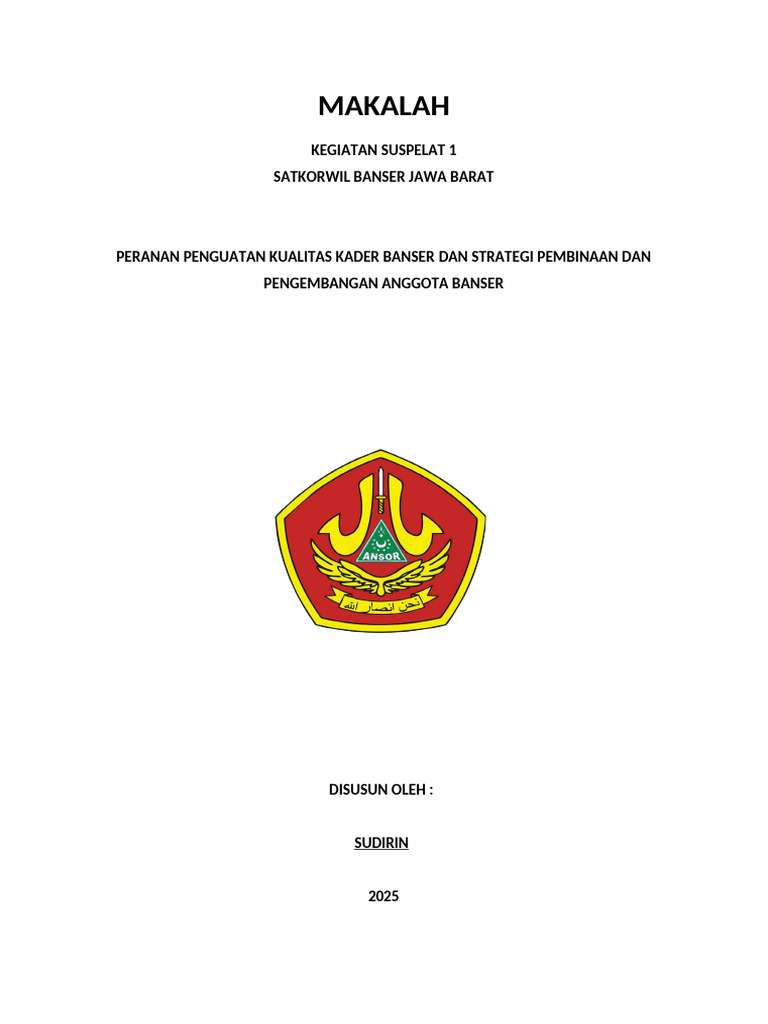 Logo dan Identitas Banser dan Ansor | PDF