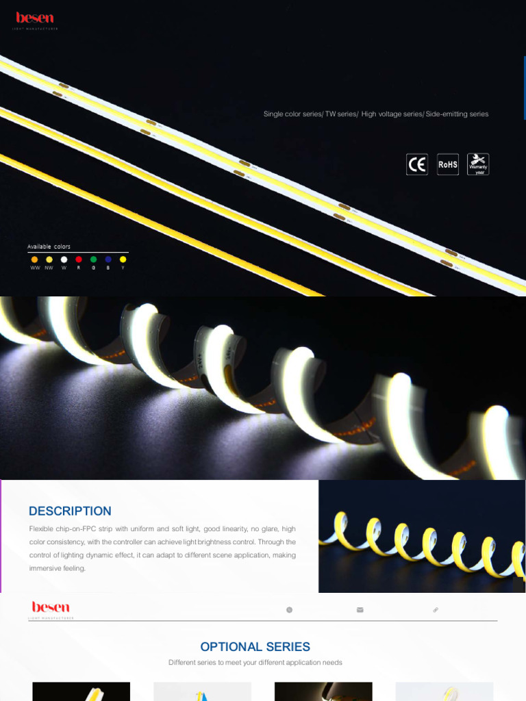 Flexible-Chip-On-Fpc-Strip-Single-Color-Series 2 | PDF | Lighting ...