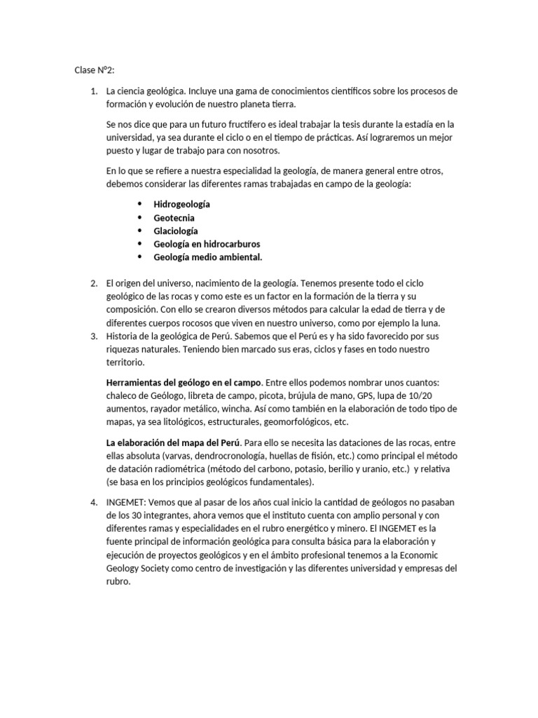 Garcia Echegaray TC2 GP, 2022-1 | PDF | Geología | Ciencias de la Tierra