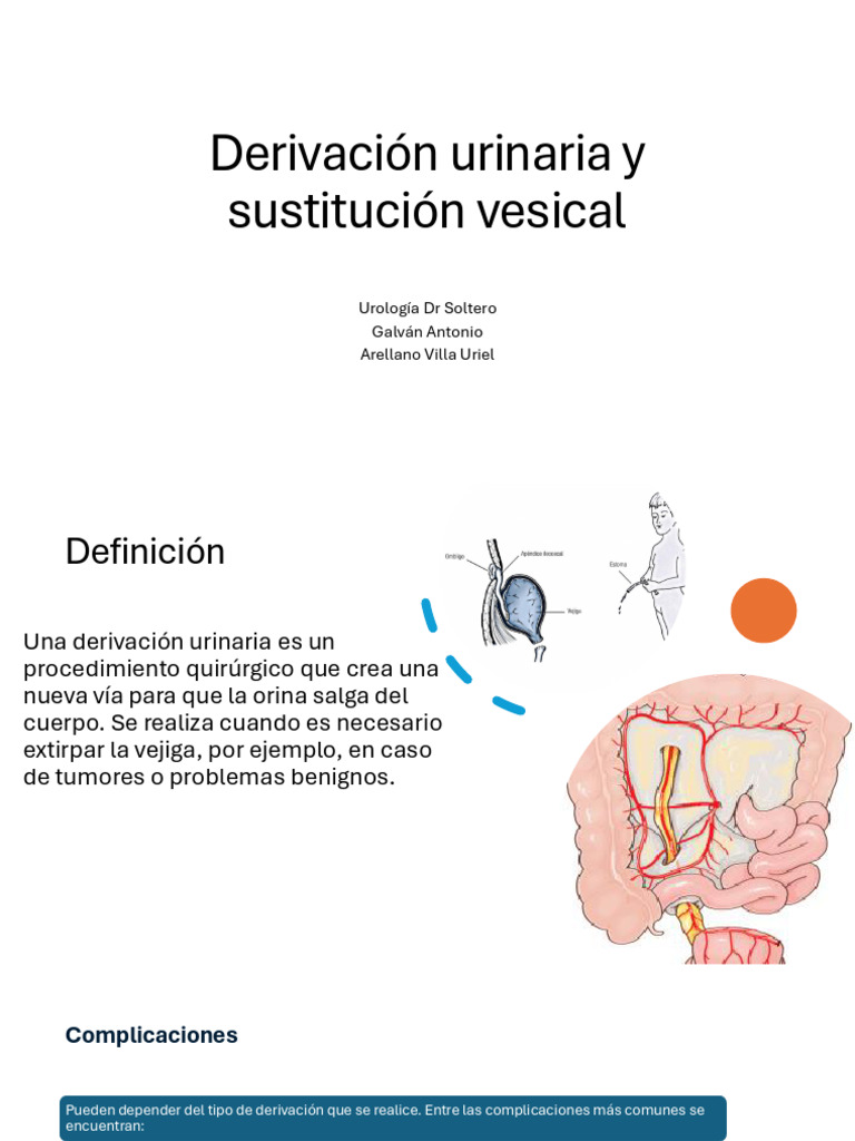 Derivacion Urinaria | PDF | Especialidades Medicas | Enfermedades y ...