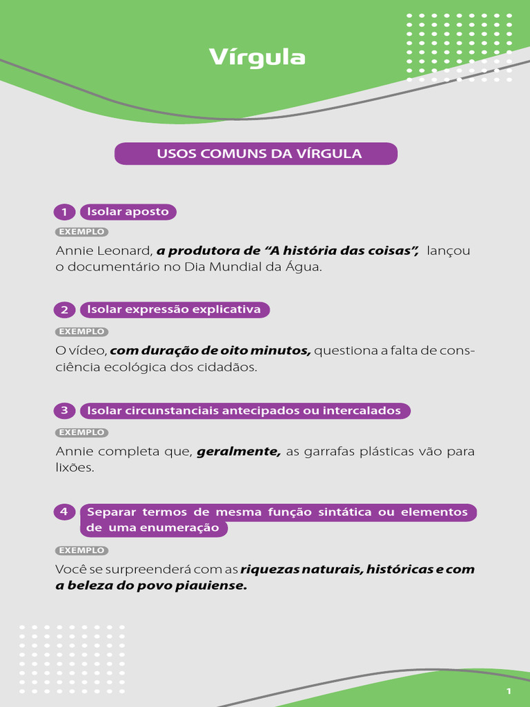 Usos da Vírgula e Articuladores Textuais | PDF | Diabetes
