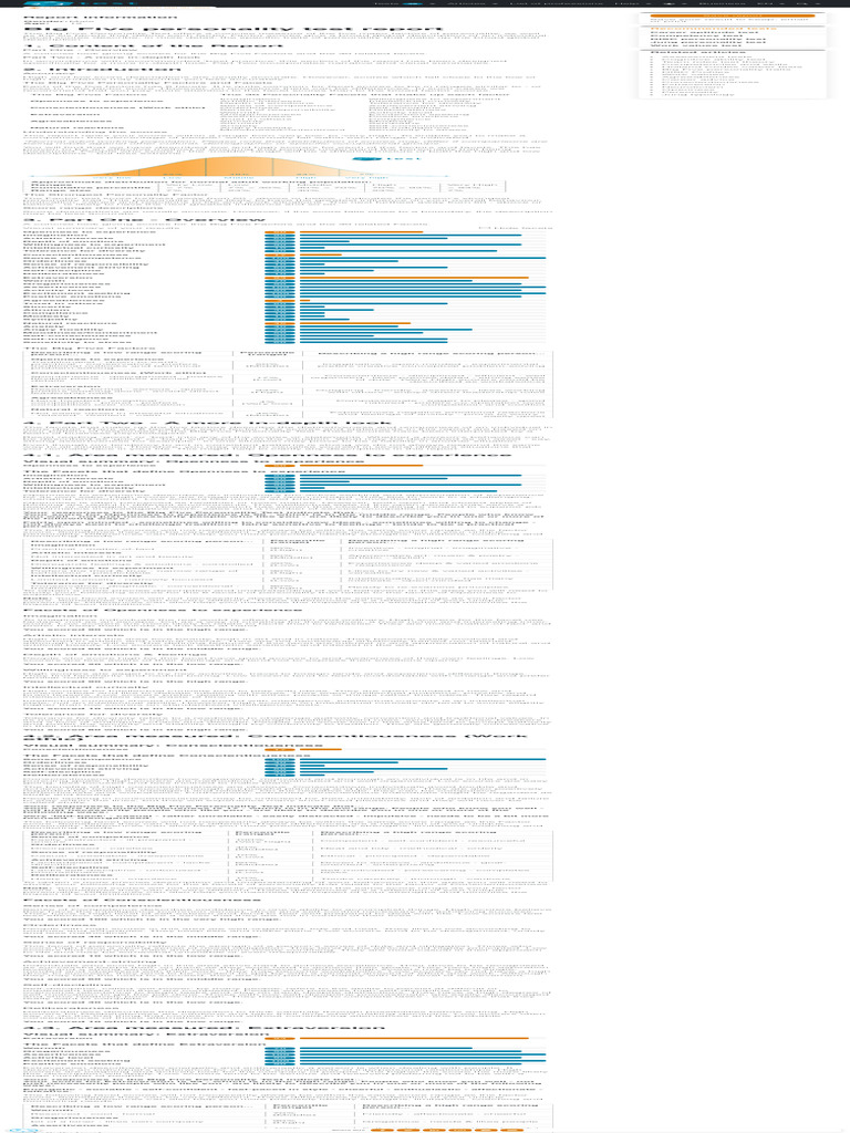 Big Five Personality Test Report | PDF | Extraversion And Introversion ...
