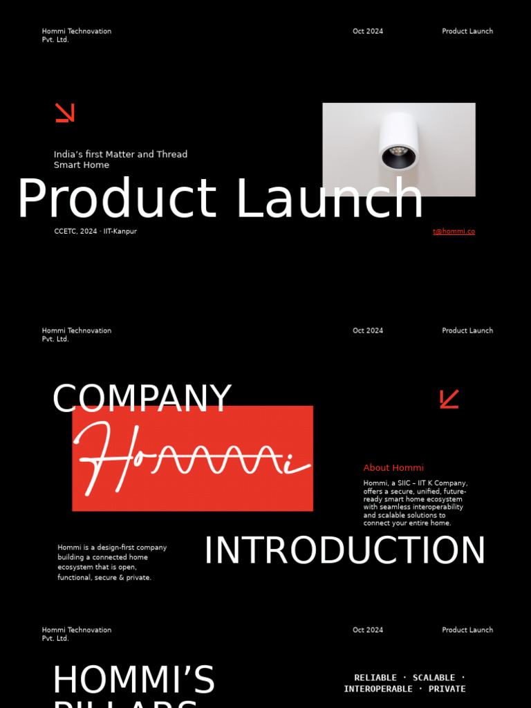 Hommi Launch CCETC 2024 | PDF | Wi Fi | Home Automation