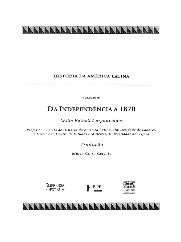 História da América Latina: 1820-1870 | PDF | Espanha | México