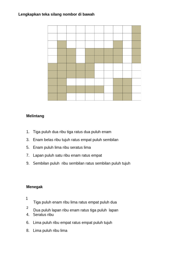 Ujian Math Tahun 4 Dec 2023 | PDF