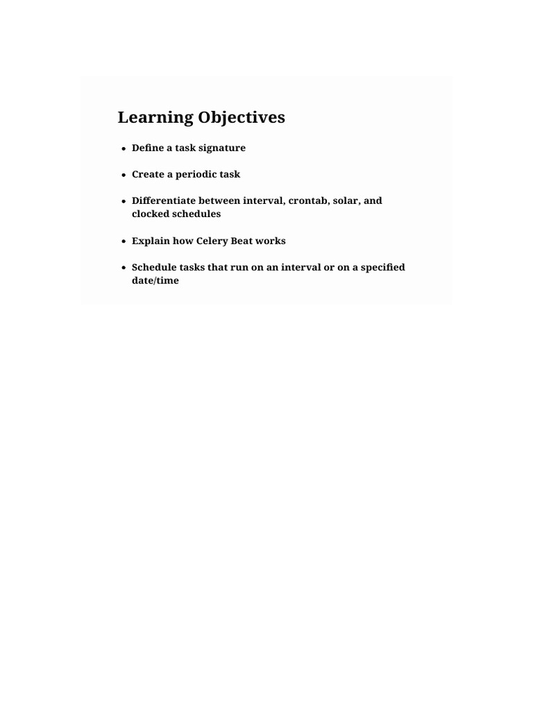 06.scheduling With Celery | PDF | Computing | Computer Programming
