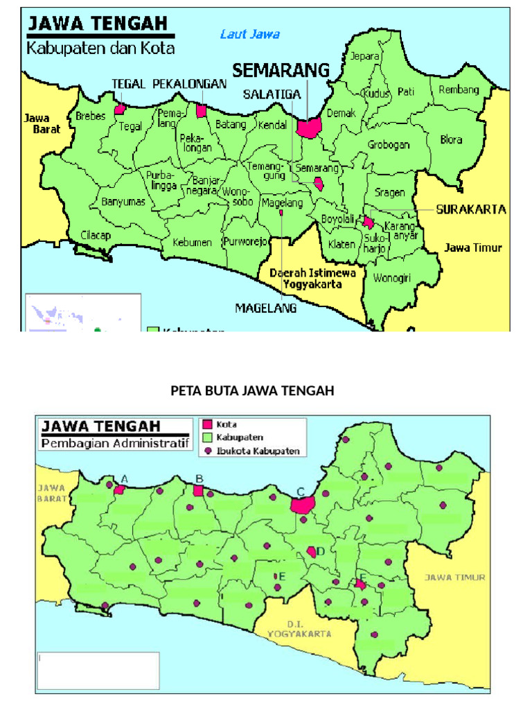 Peta Buta Jawa Tengah | PDF