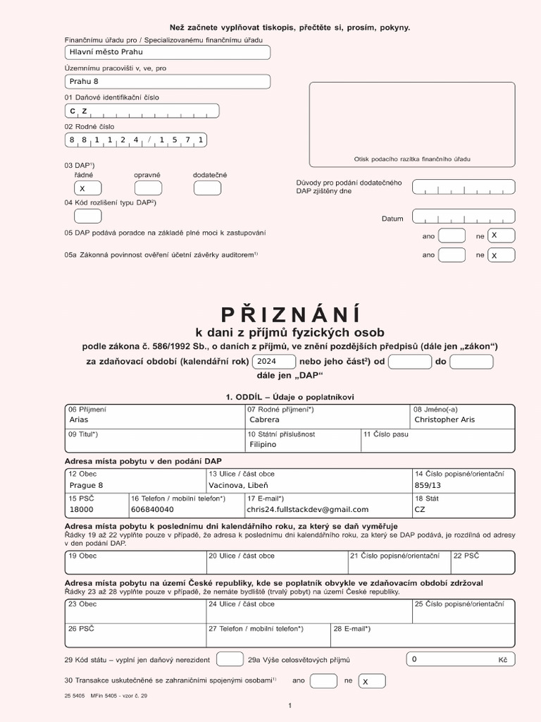 Tax Return | PDF