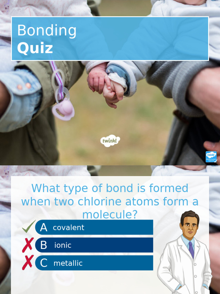 Bonding Quiz: Types of Chemical Bonds | PDF