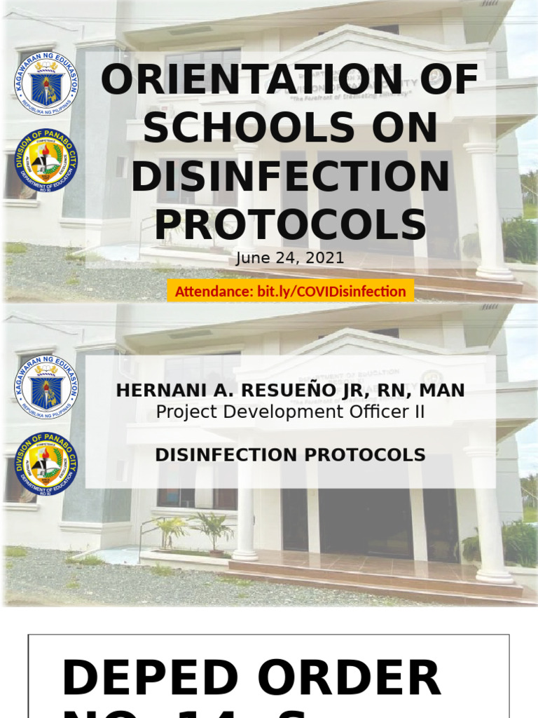 Disinfection Protocols | PDF | Disinfectant | Bleach