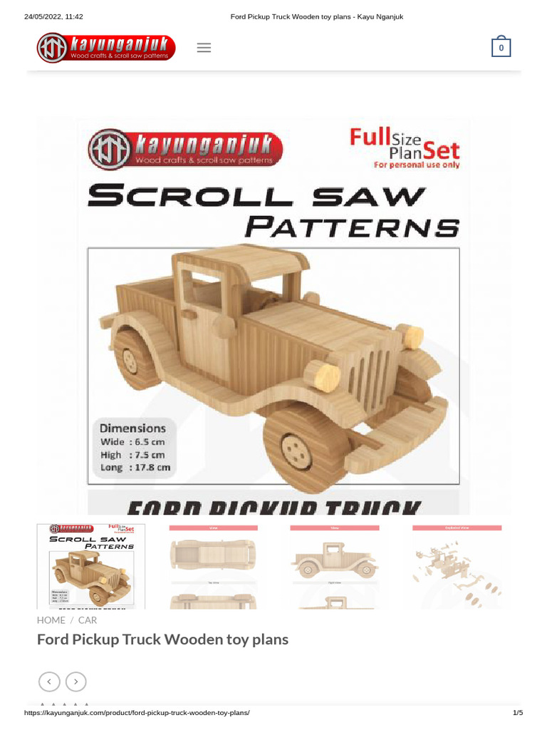 Ford Pickup Truck Toy Plans PDF | PDF