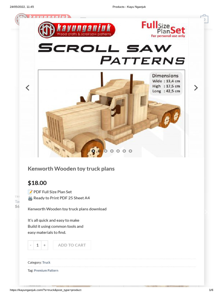 Free Wooden Truck Plans PDF | PDF