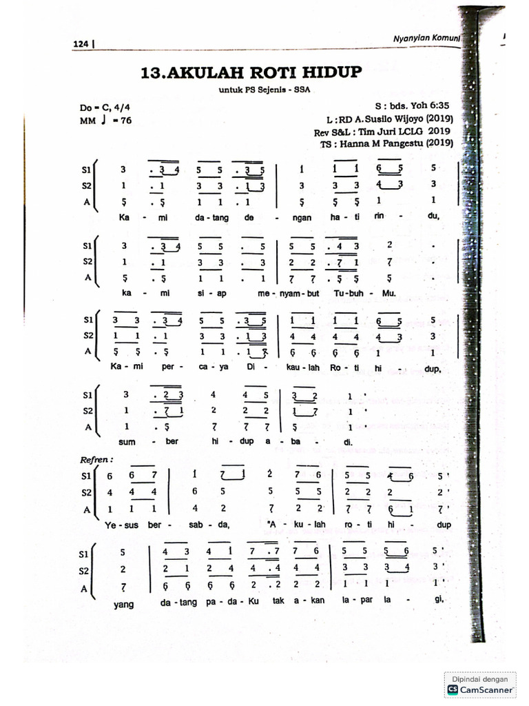 Akulah Roti Hidup | PDF