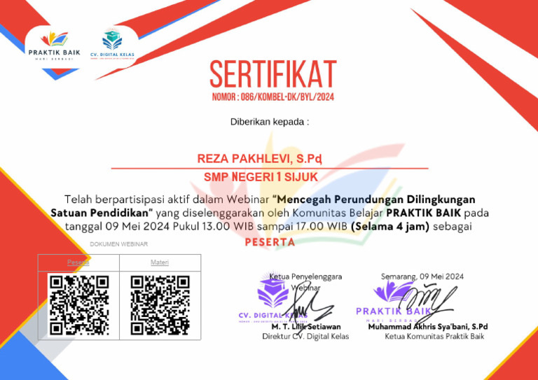 8 Mencegah Perundungan Di SMPN 1 Sijuk | PDF