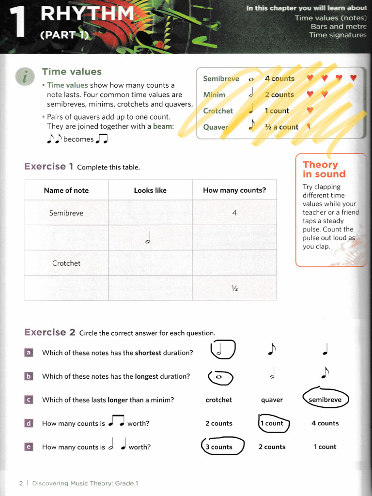 1_Rhythm | PDF | Musical Compositions | Performing Arts