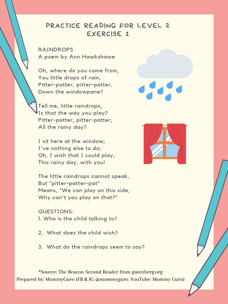 Practice Reading Level2 Exercise1 | PDF