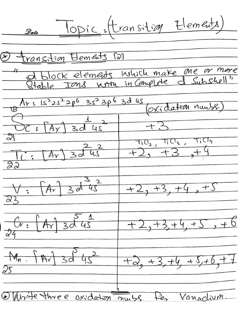 Chemistry A Level Notes | PDF