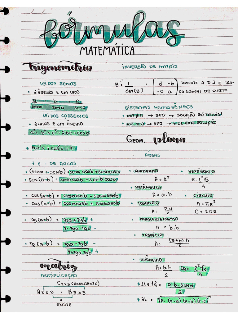 Fórmulas | PDF
