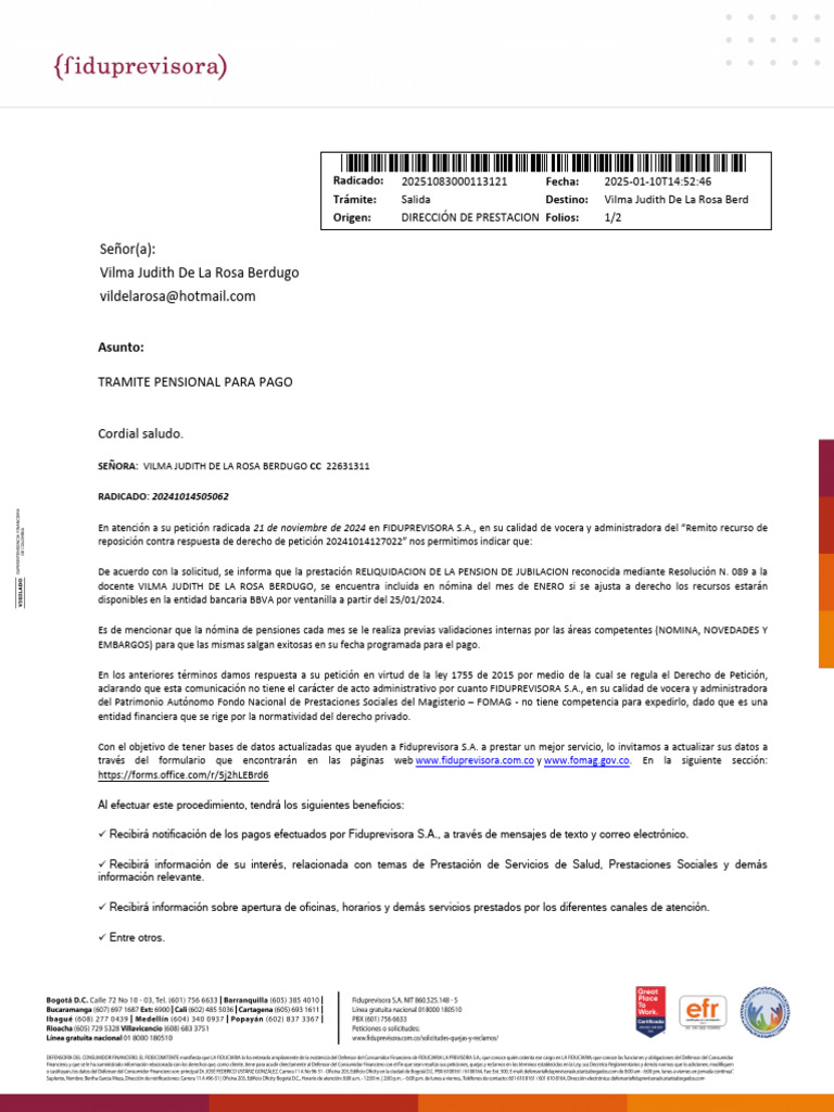 Resp Final SFC | PDF