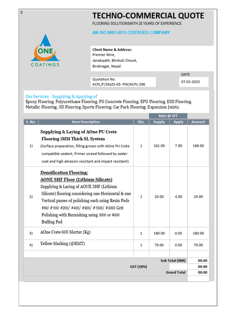 Epoxy & Polyurethane Flooring Solutions | PDF | Flooring | Epoxy