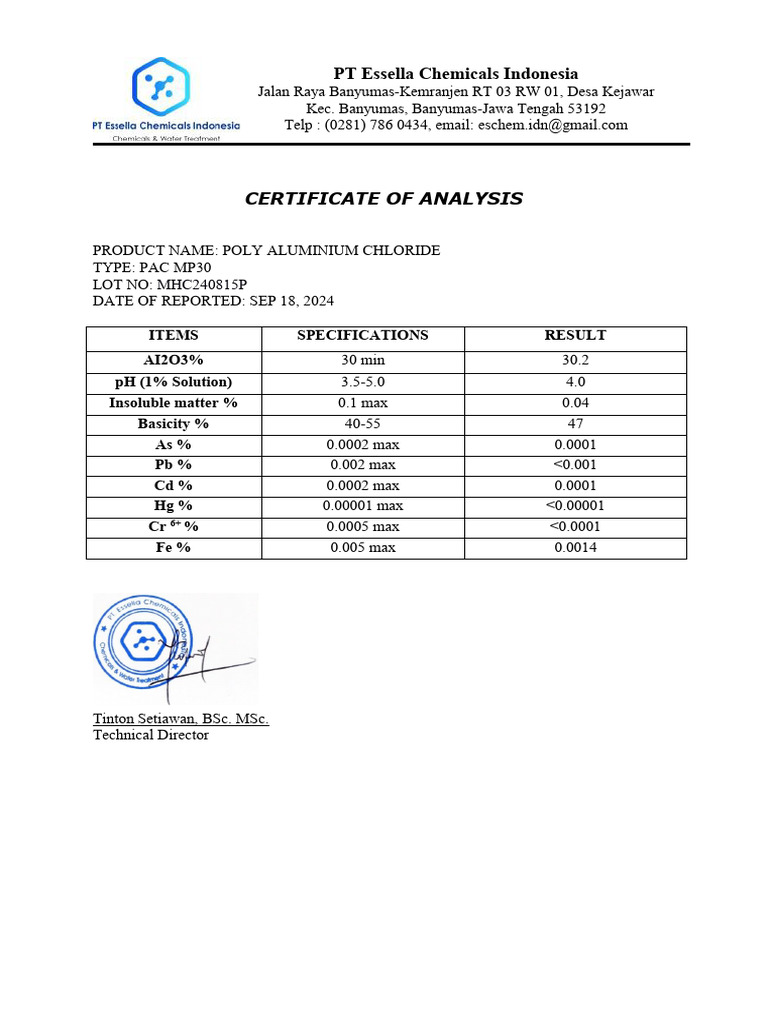 Coa Pac German | PDF