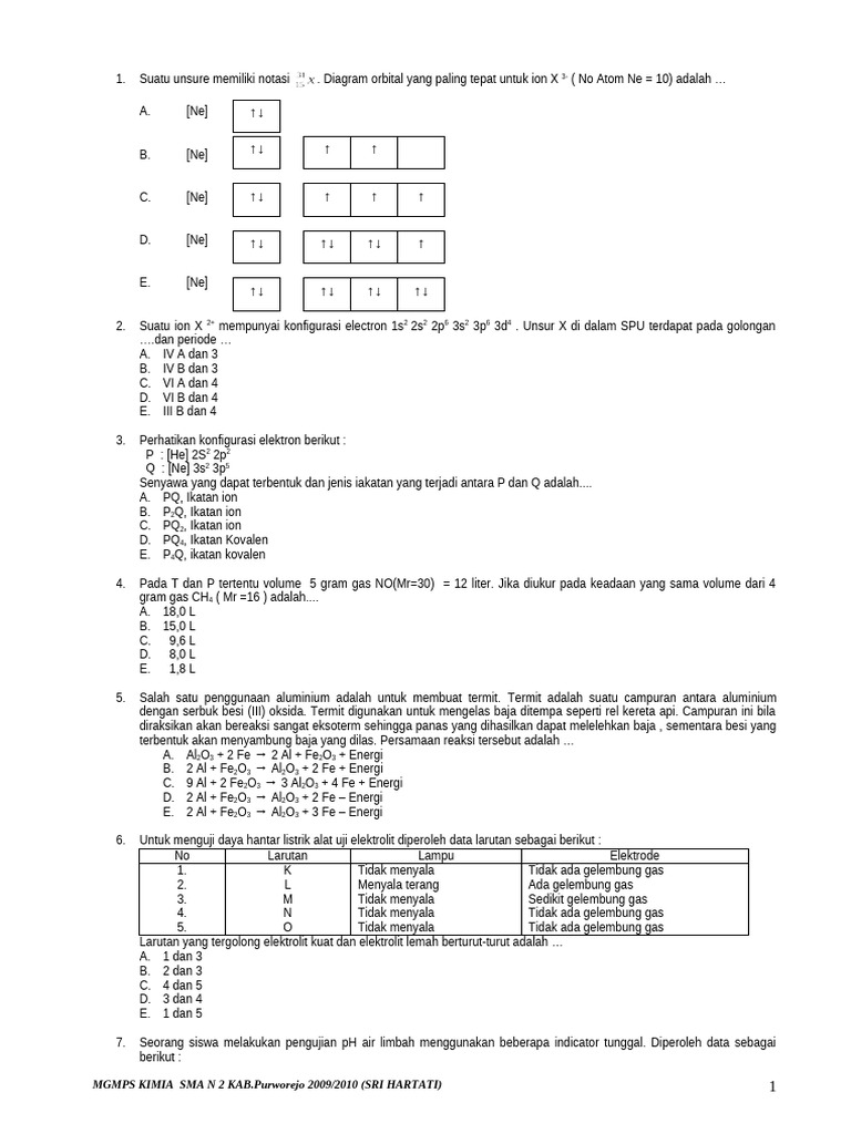 Naskah Soal Tuc Diklat | PDF