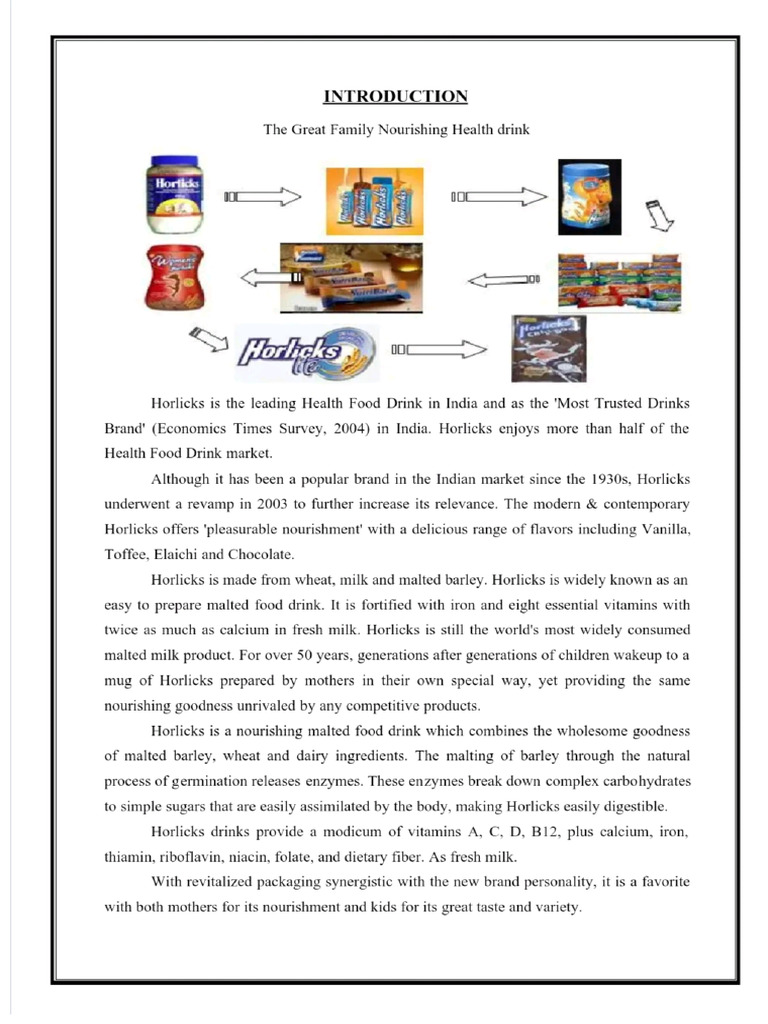 Horlicks Consumer Behavior... | PDF