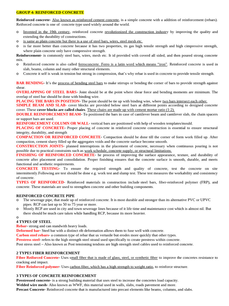 CE-221e-D-MIDTERM-4, 5, 6, 7 Written Report | PDF | Concrete | Prestressed Concrete