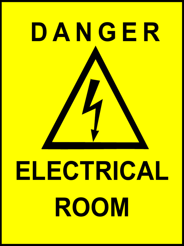 Sign Electrical Room - SRP 2 | PDF