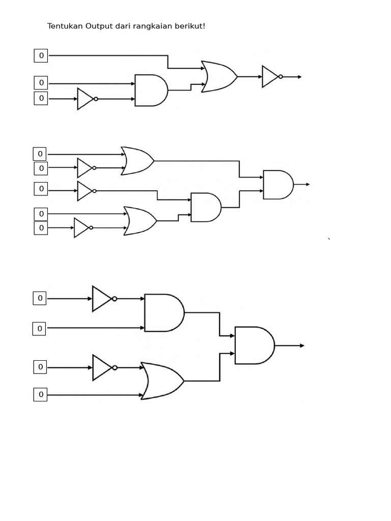 soal gerbang logika | PDF