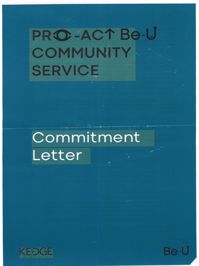 Commitment Letter Harkirat | PDF