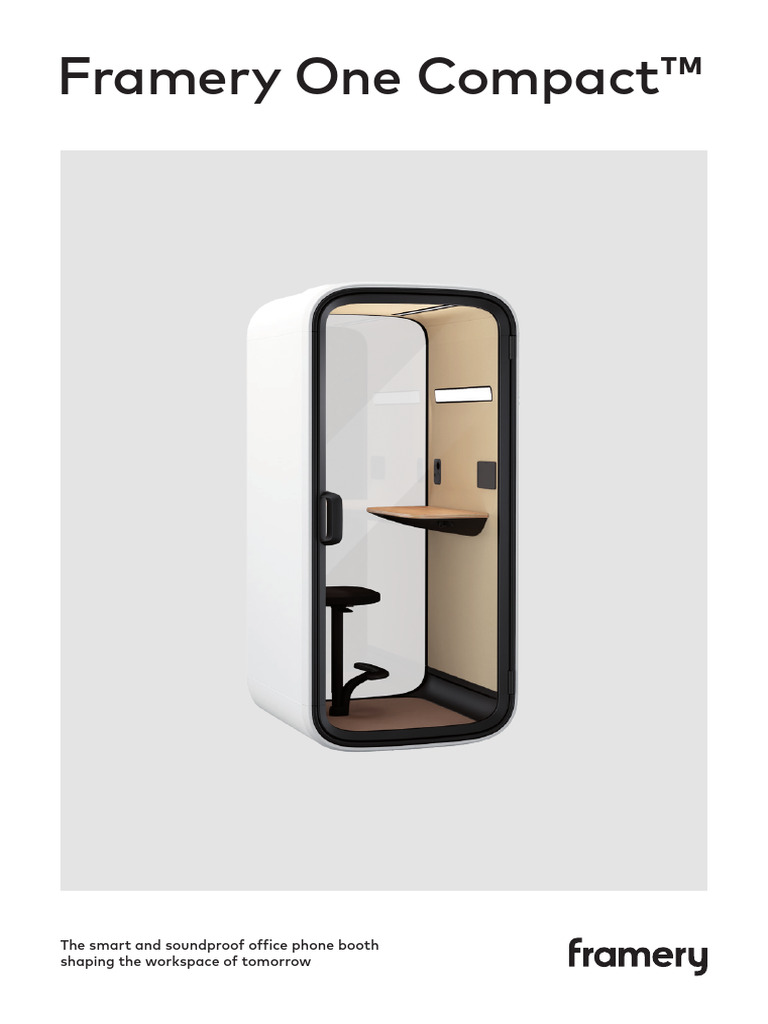 En Framery One Compact Product Guide | PDF | Life Cycle Assessment | Recycling