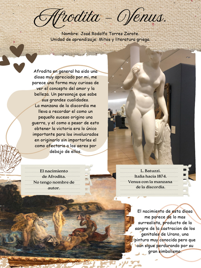 Afrodita: Mitos y Simbolismo Griego | PDF