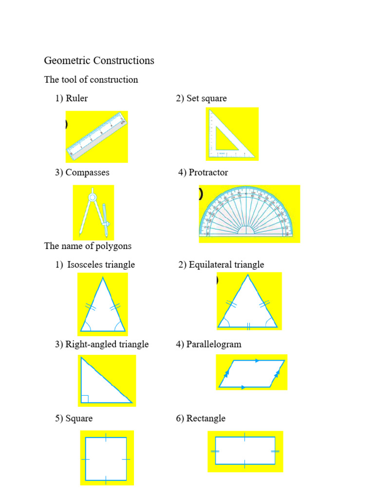 Geometric Constructions | PDF