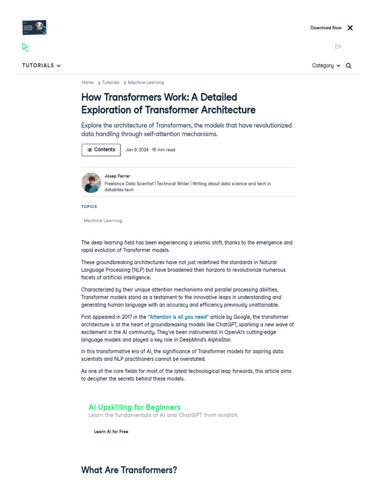 How Transformers Work - A Detailed Exploration of Transformer ...