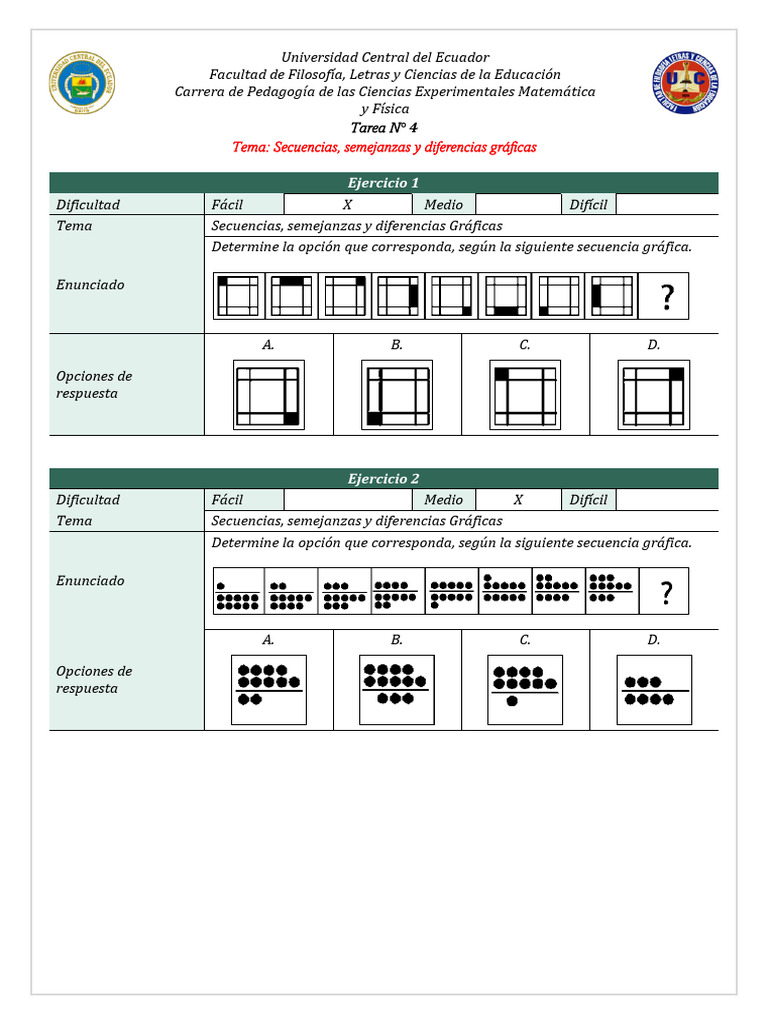 T4_Sec Semejanzas y Diferencias Gráficas_Tarea | PDF