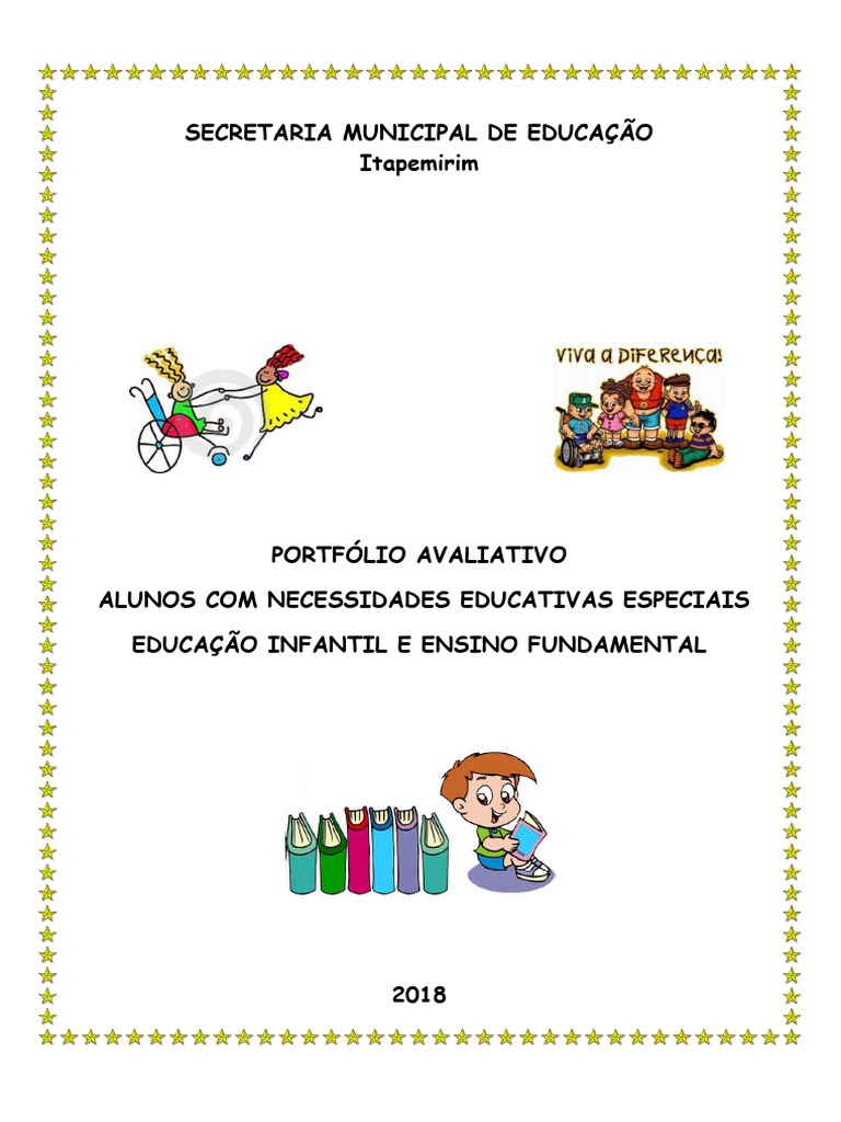 Portfólio Avaliativo: Educação Especial | PDF | Educação Especial