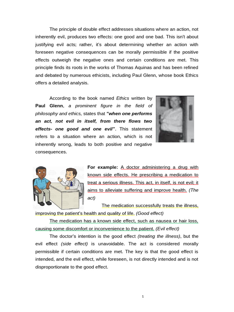 Understanding Double Effect Ethics | PDF | Morality | Rationality