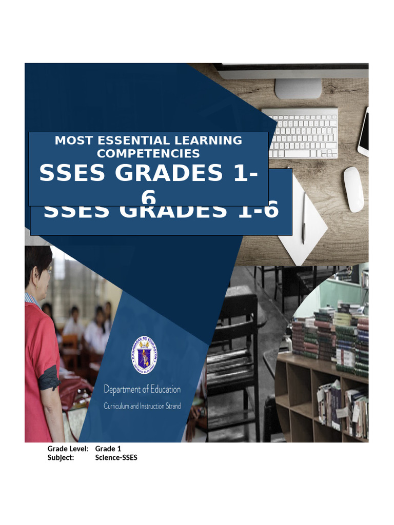 MELCs SSES Science G1 G6 - VF 1 | PDF | Natural Environment | Ductility