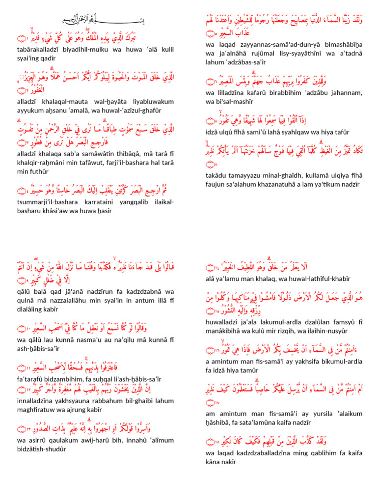 Al Mulk | PDF