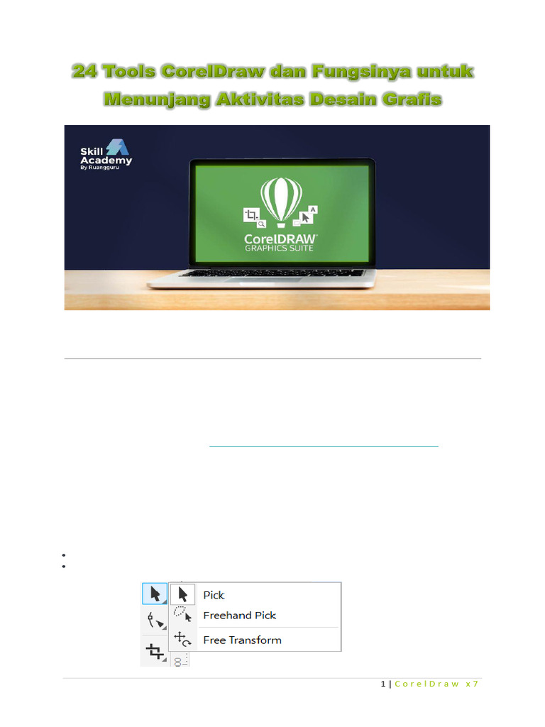 24 Tools CorelDraw Dan Fungsinya Untuk Menunjang Aktivitas Desain ...