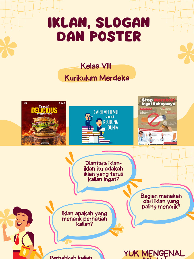 Iklan, Slogan, Poster Kurmer | PDF