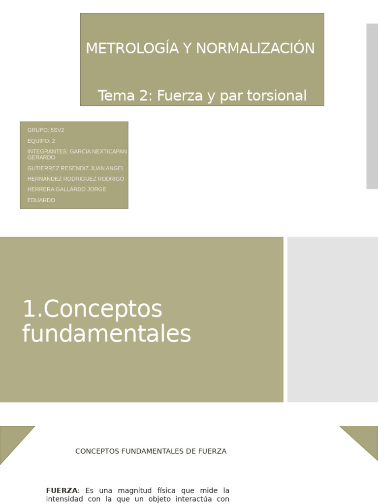 5SV2_E2_Fuerza_Par_torsional | PDF | Fuerza | Calibración
