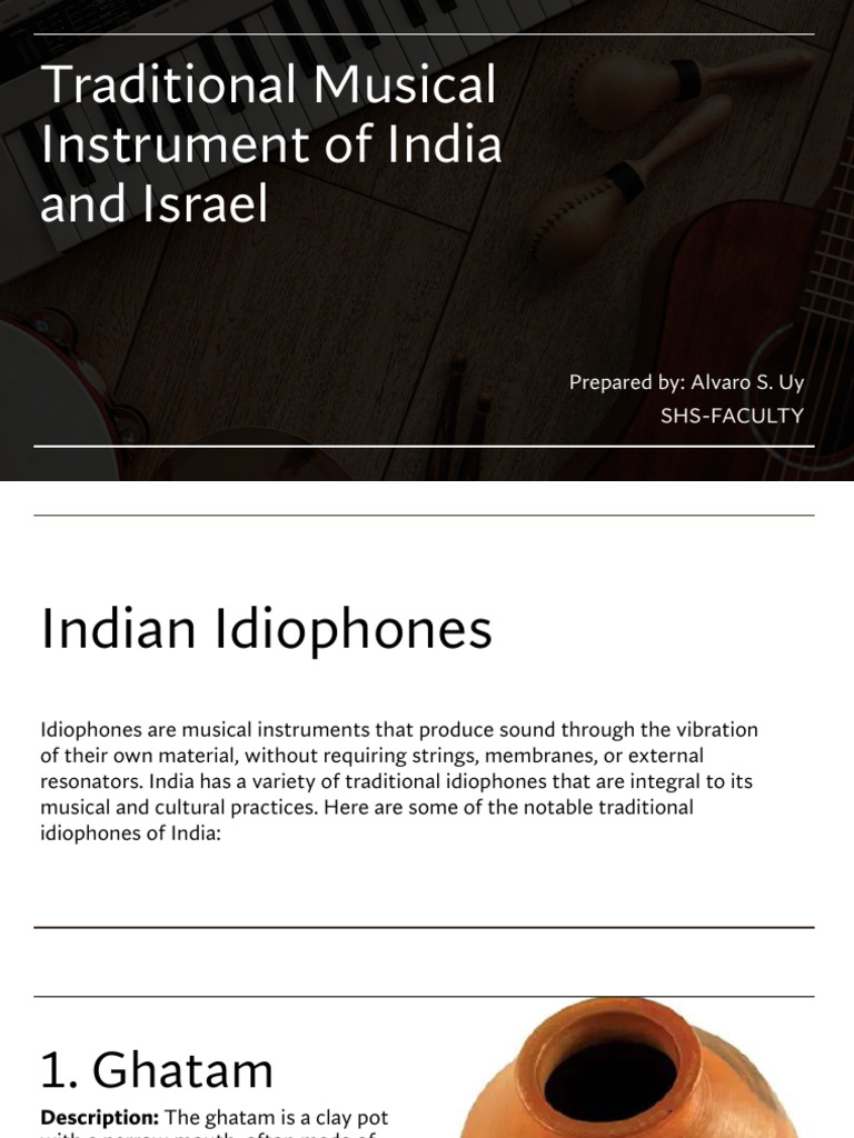 Q3 Traditional Musical Instrument of India L2 3 | PDF | Musical ...